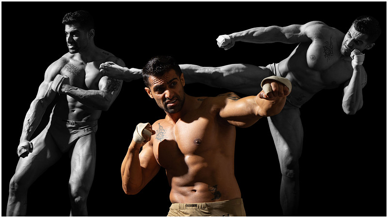 Proko - Male Fighter Poses Photo Reference Pack . 820+ Images