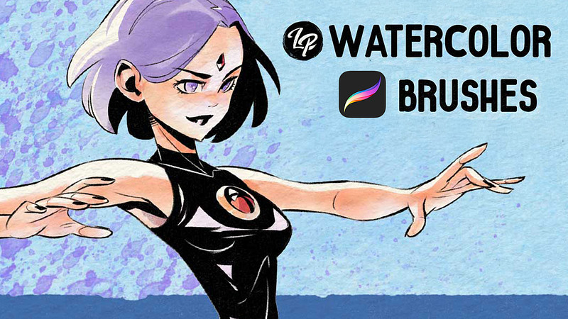Proko - LP Watercolor Brushes for Procreate