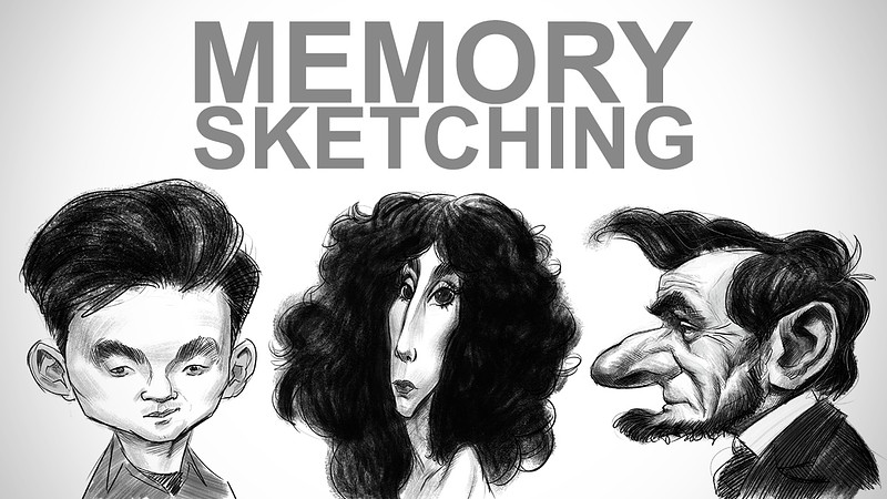Proko - Memory Sketching - John Cho, Cher, Abe Lincoln