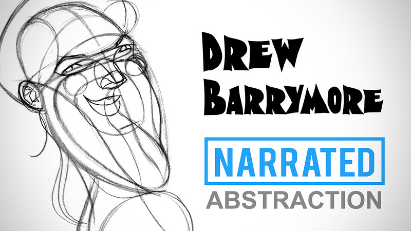 Proko - Narrated Abstraction Example - Drew Barrymore