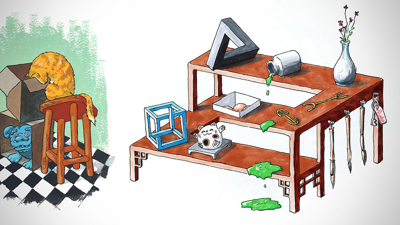 Proko - Critique - Isometric Optical Illusions