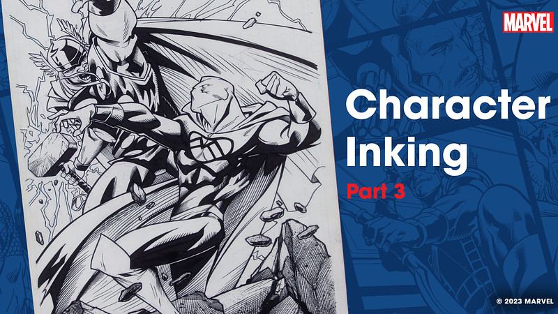 Proko - Details, Debris, and Dynamic Effects - Character Inking Part 3