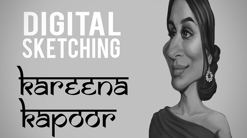 Proko - Digital Sketching - Kareena Kapoor