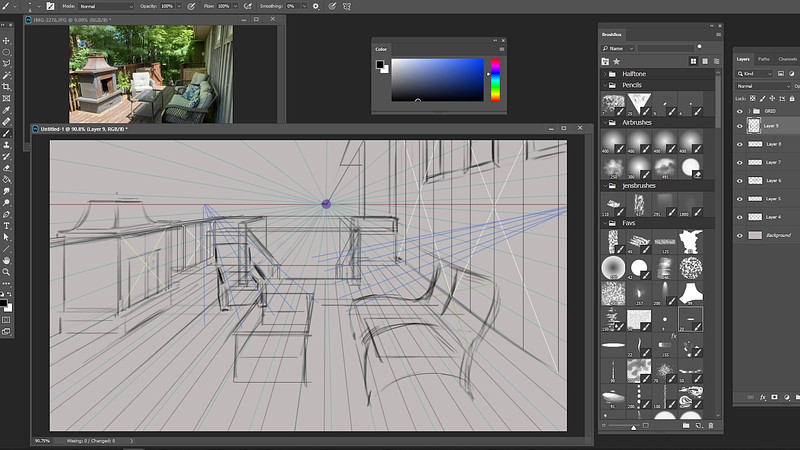 Proko - Drawing A 1-Point Perspective Background