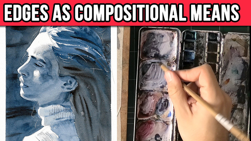 Proko - Edges as a Compositional Tool - Portrait Demo