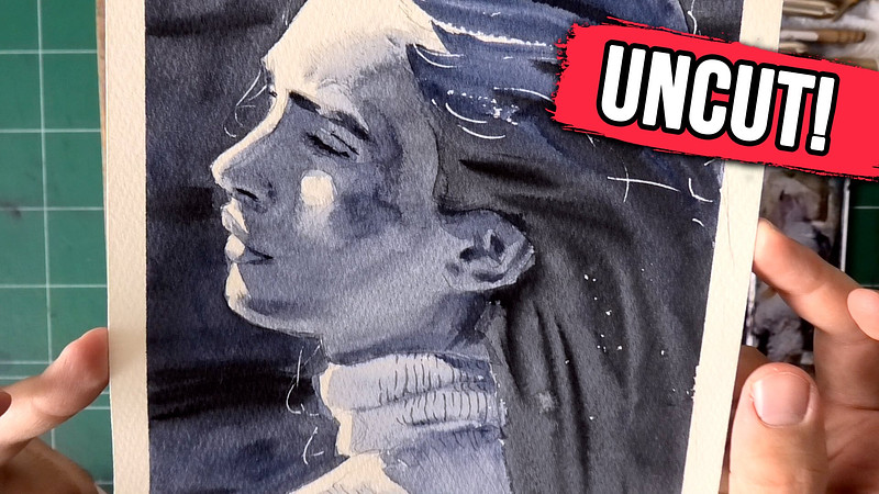 Proko - Edges as a Compositional Tool - Portrait Demo (Uncut)