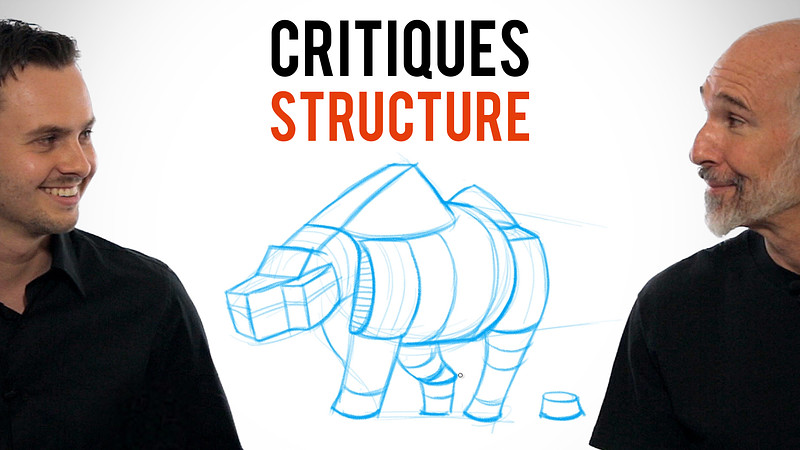 Proko - Figure Drawing Critiques – Structure Basics
