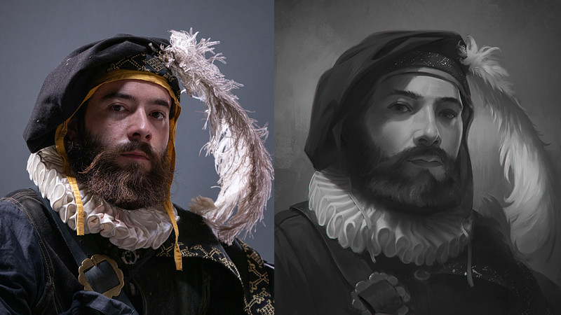 Proko - Grayscale Assignment Example 3