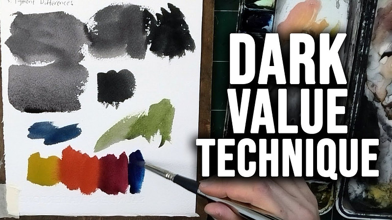 Proko - How to Mix DARK VALUES in Watercolor | Beginner Tutorial