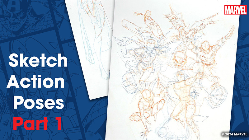 Proko - How to Sketch a Dynamic Group Shot - Part 1