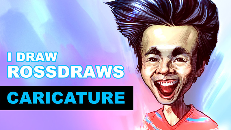 Proko - I Draw ROSSDRAWS – Caricature Collab