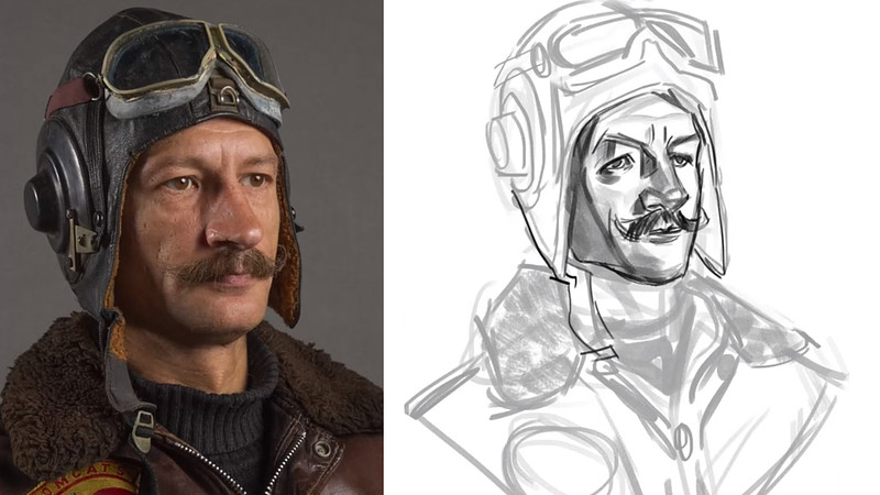 Proko - Initial Rough Sketch