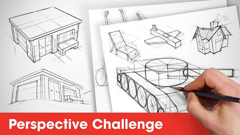 Proko - 4 Weeks to Better Perspective Drawing - Challenge