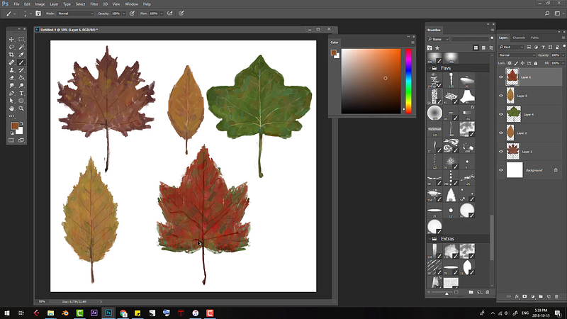Proko Preparing Leaf Textures