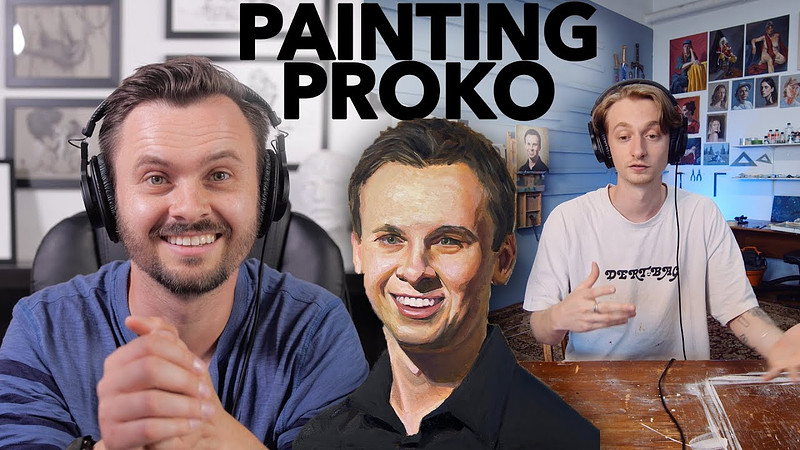 Proko - Proko Critiques my Painting of Proko