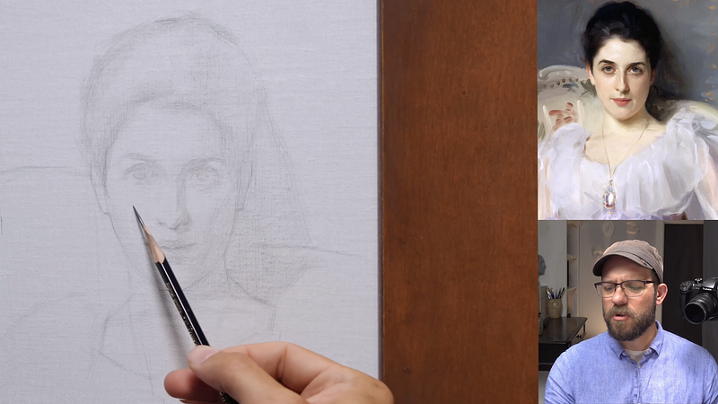 Proko - Preparatory Drawing for this Master Study