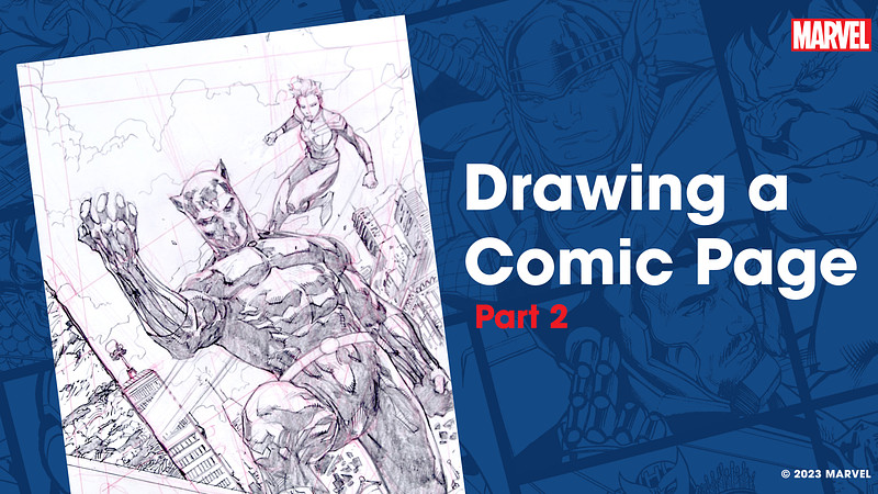 Proko - Shading Figures and Environment - Penciling a Comic Page Part 2