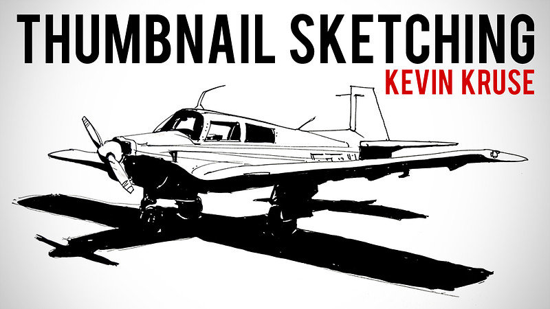 Proko - Sketching a Plane with Pens