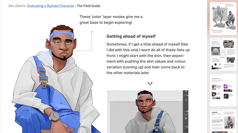 Proko - This is the Field Guide, your companion through this demo.