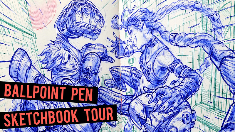 Proko - This Storyboard Artist's Sketchbook is Mind-Blowing
