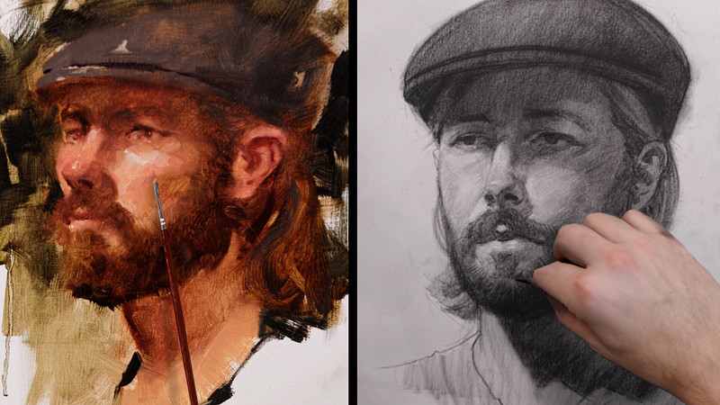 Proko - Drawing vs Painting - Two Portrait Approaches