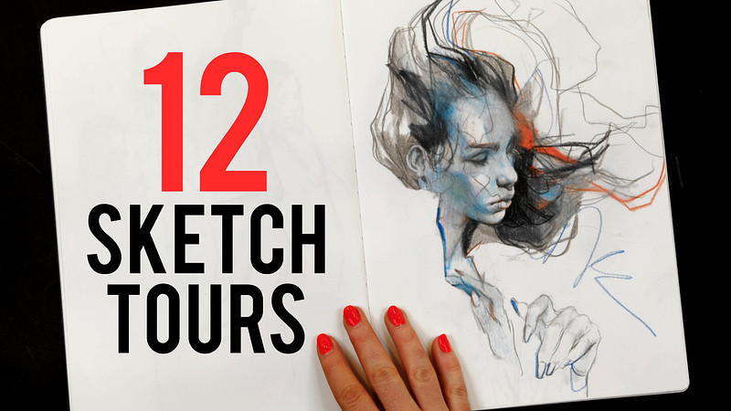 Proko - 12 Days of Sketchbook Tours + Challenge!