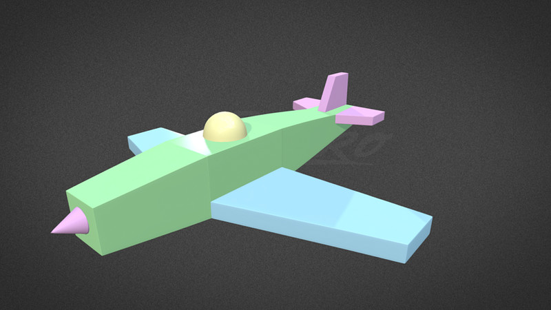 Proko - 3D Model: Airplane