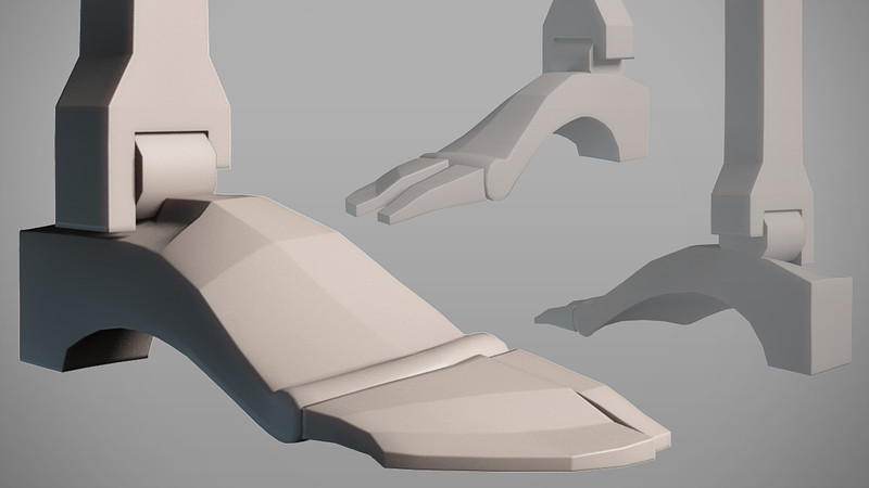 Proko - 3D Model: Simplified Foot Bones