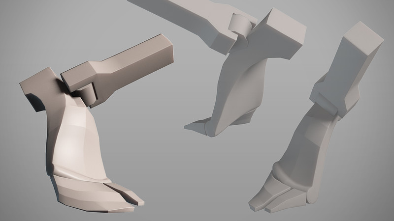 Proko - 3D Model: Simplified Foot Bones - Pose 4