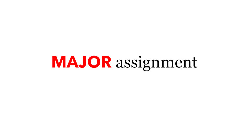 Proko - 1B: Major Assignment 1