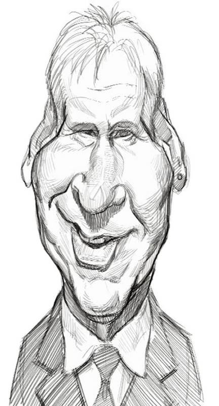 Proko - Drawing Harrison Ford – Caricature Sketch Example