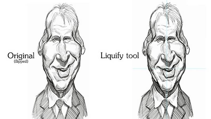 Proko - Drawing Harrison Ford – Caricature Sketch Example