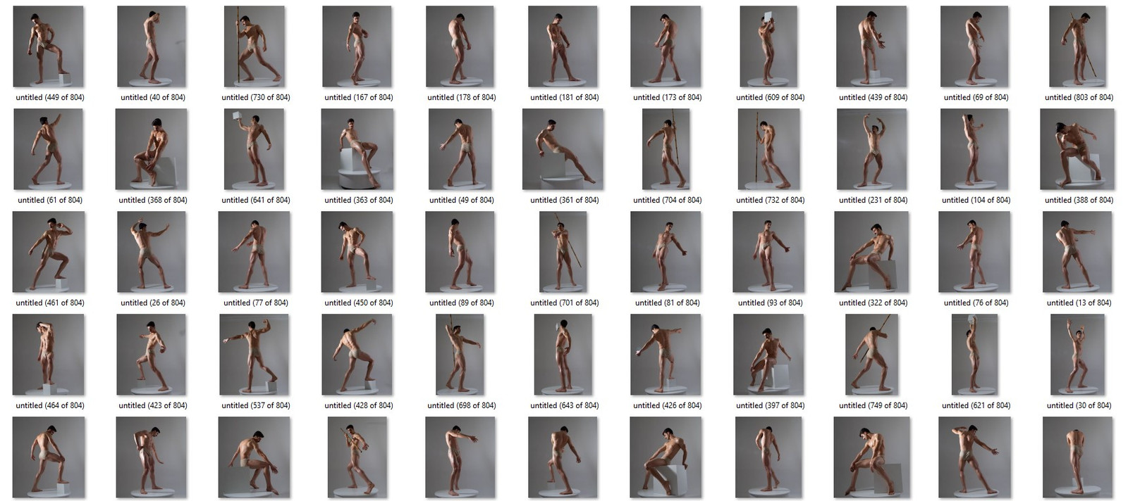 Proko - Comic Male Poses Reference Pack . 800+ Images