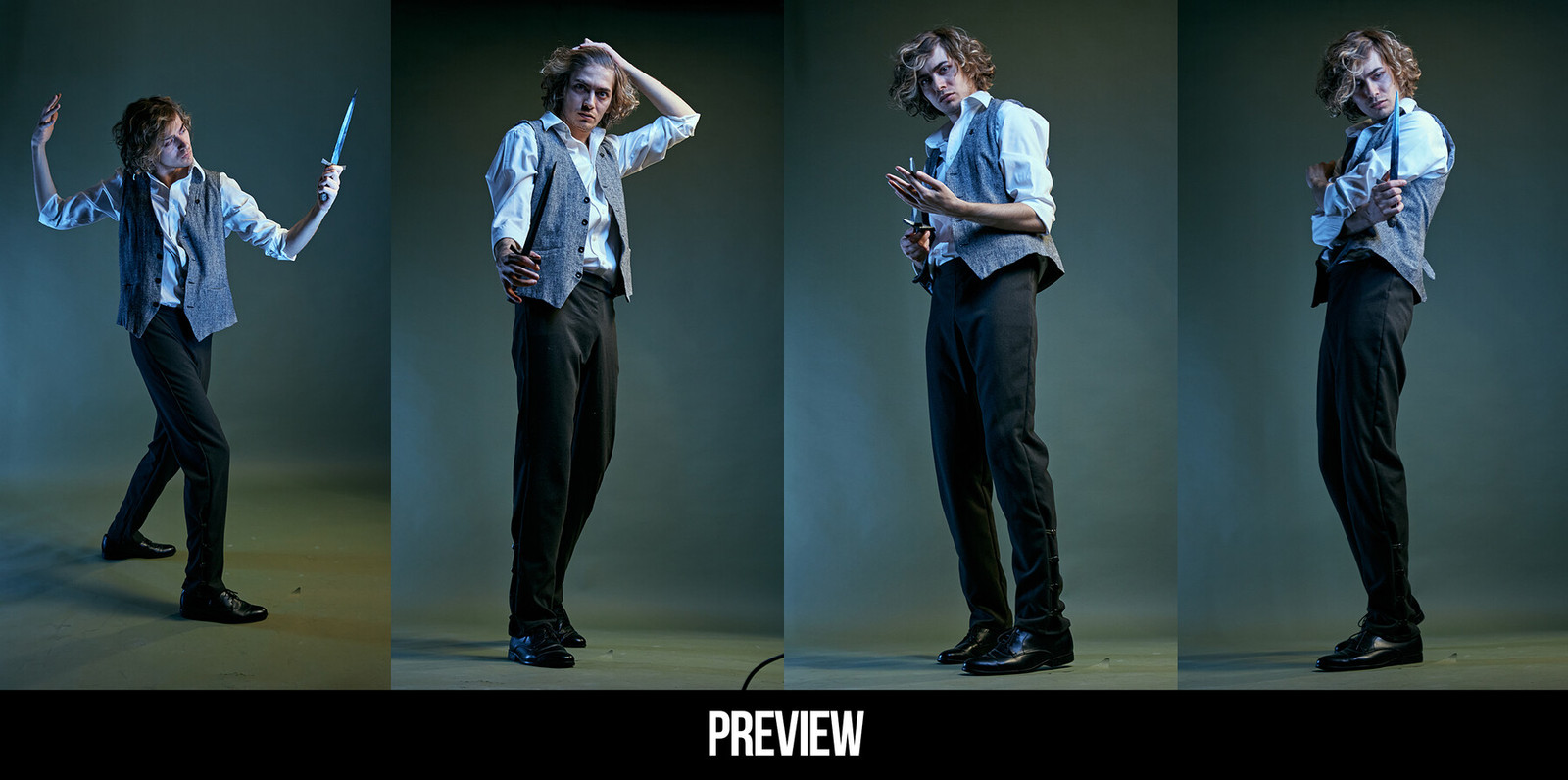 Proko - 690+ Dramatic Male Poses Reference Pictures