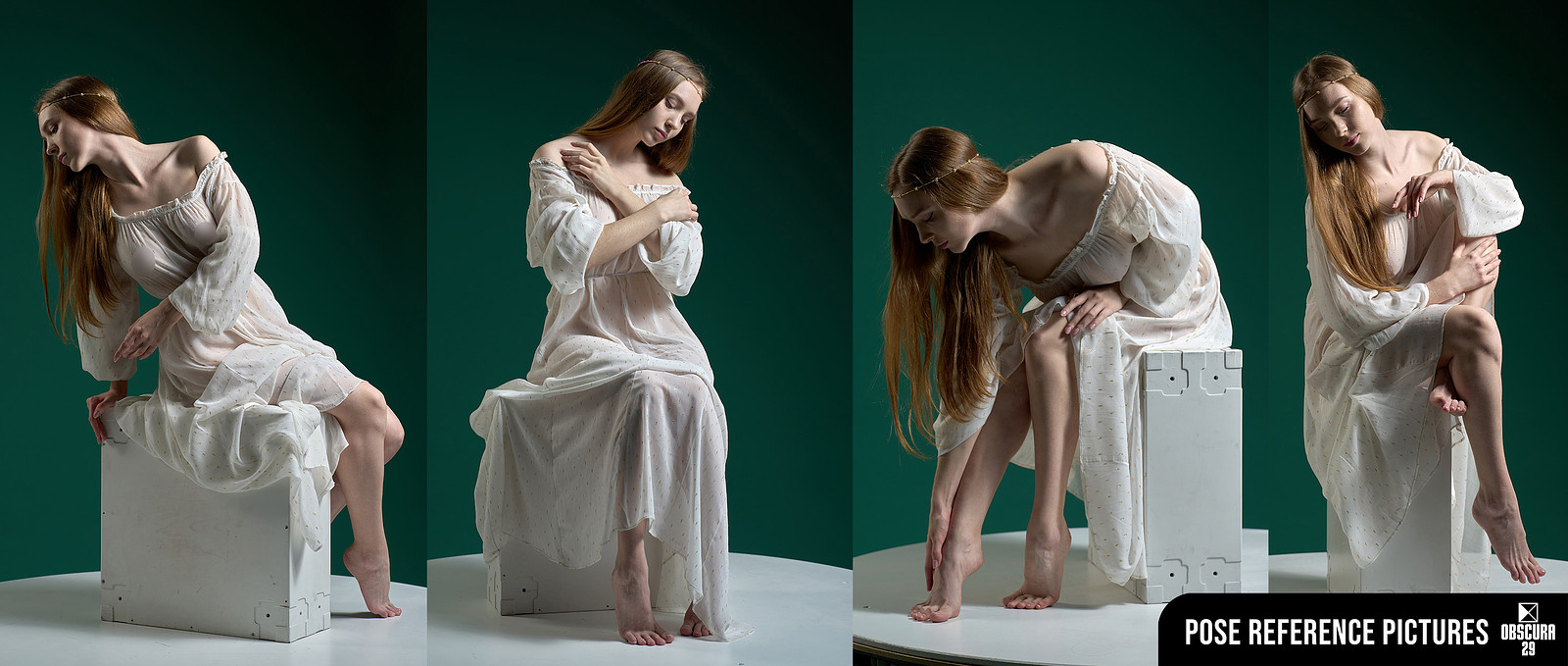 Proko - 1230 Art Female Poses with Colored Backdrops Part I