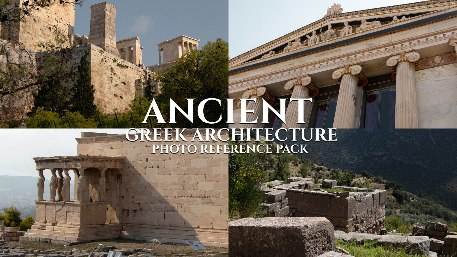 Proko - Ancient Greek Architecture - Photo Reference Pack For Artists