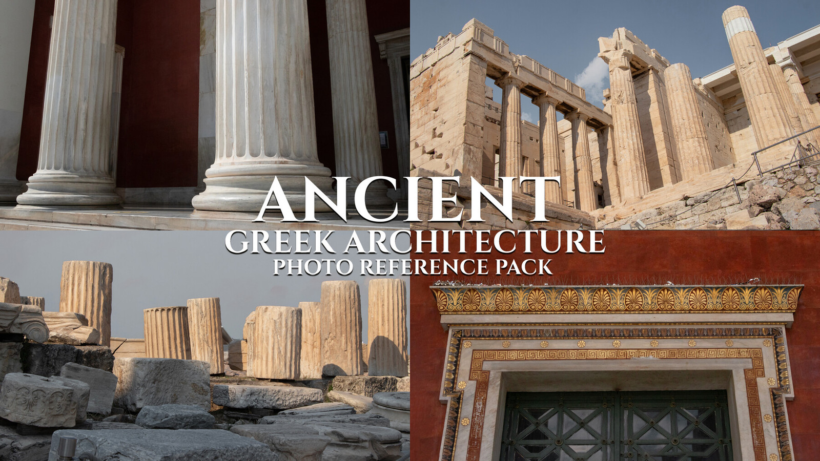 Proko - Ancient Greek Architecture - Photo Reference Pack For Artists