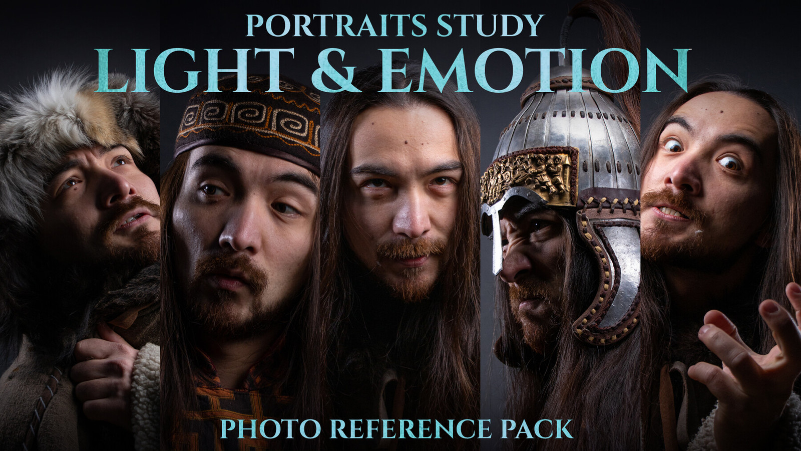 Proko - Portraits Study vol.4 Light & Emotion - Photo Reference Pack