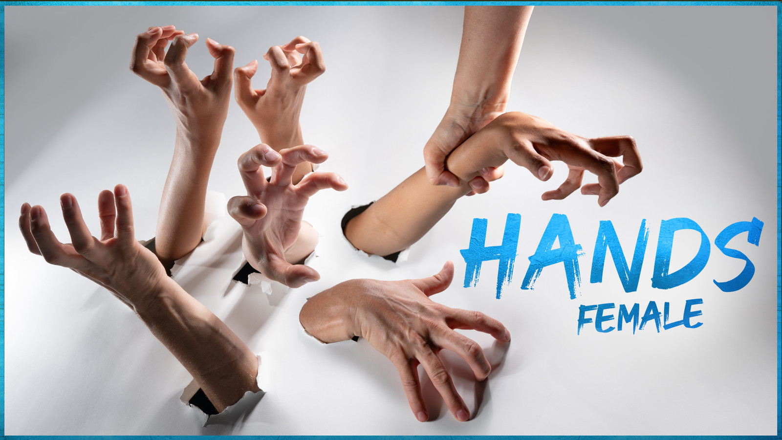 Proko - test Hands (Female) - Photo Reference pack