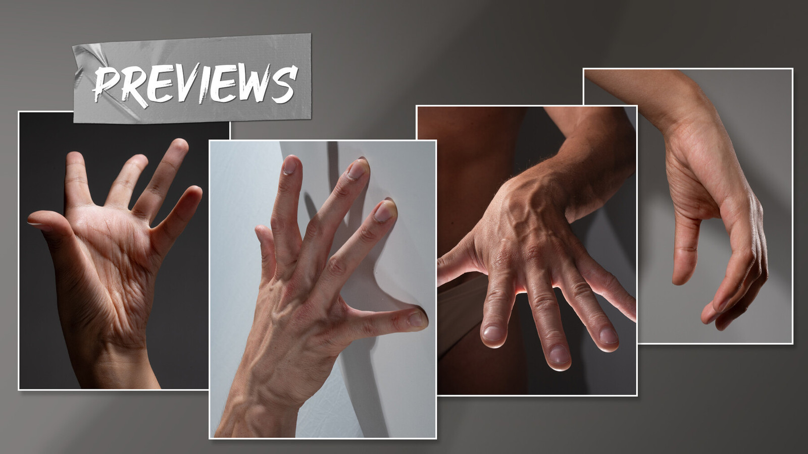 Proko - Hands - Male & Female- Photo Reference Pack