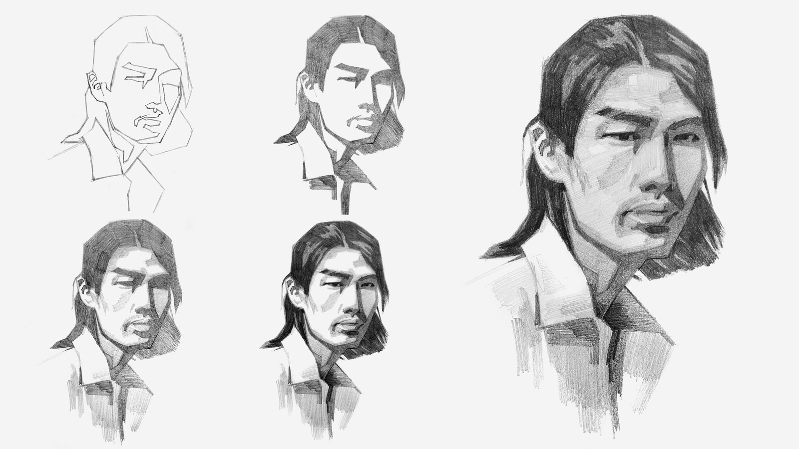 Proko - Demo - Simplify Portrait from Observation