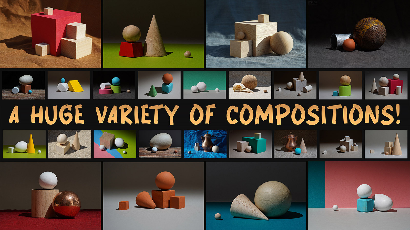 Proko - Lane's Primitive Forms - Reference Pack