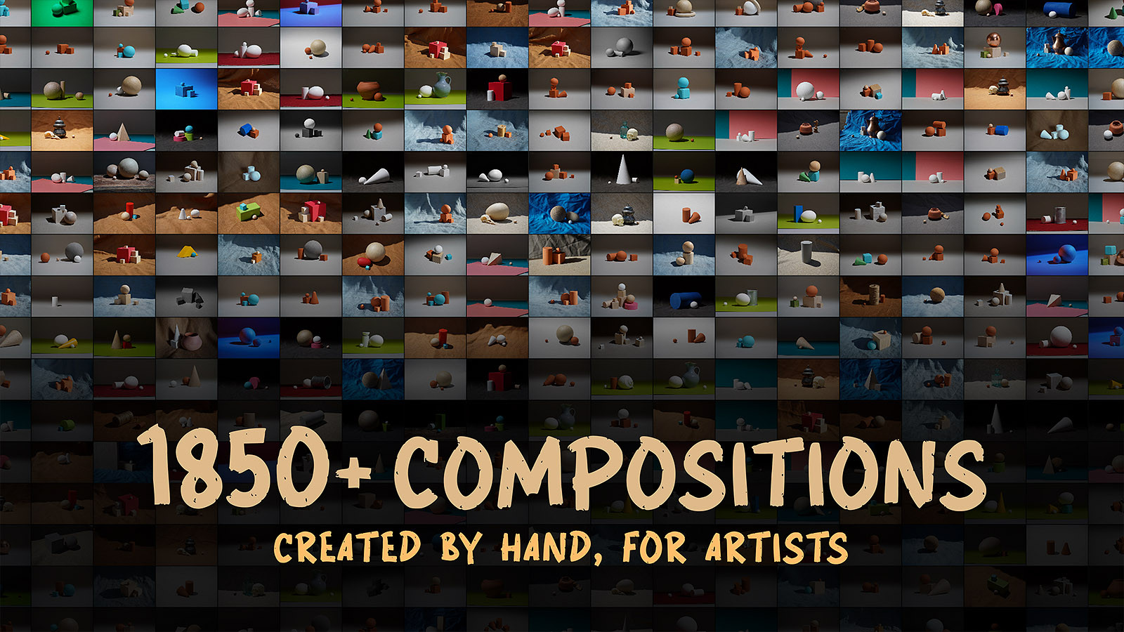 Proko - Lane's Primitive Forms - Reference Pack