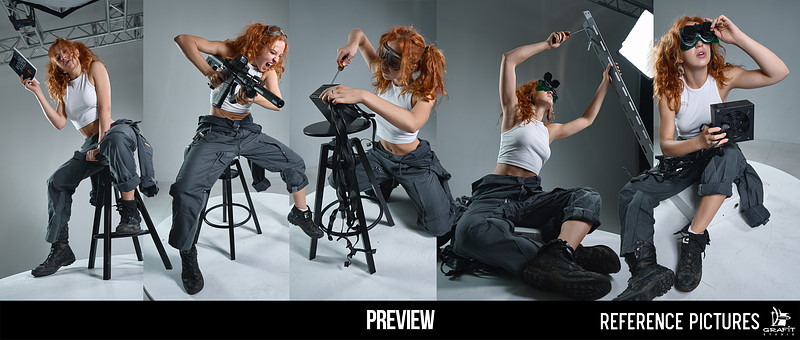 Proko - 1250+ Dynamic Duo - Female Action Characters