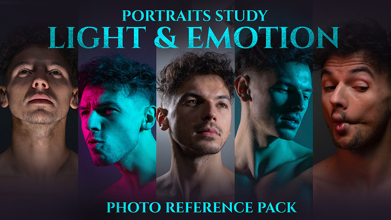 Proko - Portraits Study Light & Emotion - Photo Reference Pack