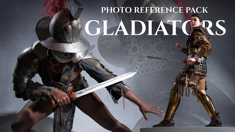 Proko - Gladiators - Photo Reference Pack For Artists