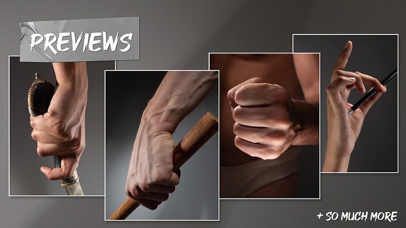 Proko - Hands - Male & Female- Photo Reference Pack