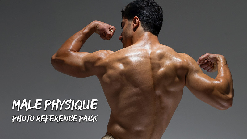 Proko - Male Physique- Photo Reference Pack For Artists 839 JPEGs
